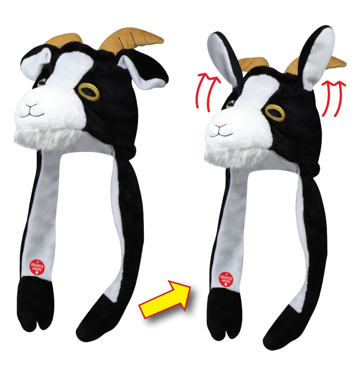 Action Big Eye Critter Caps: Goat – Capsmith Inc