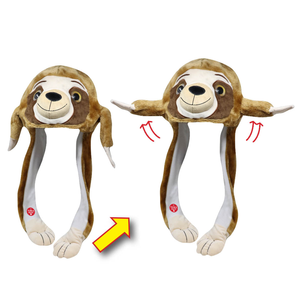 Action Big Eye Critter Caps: Sloth – Capsmith Inc