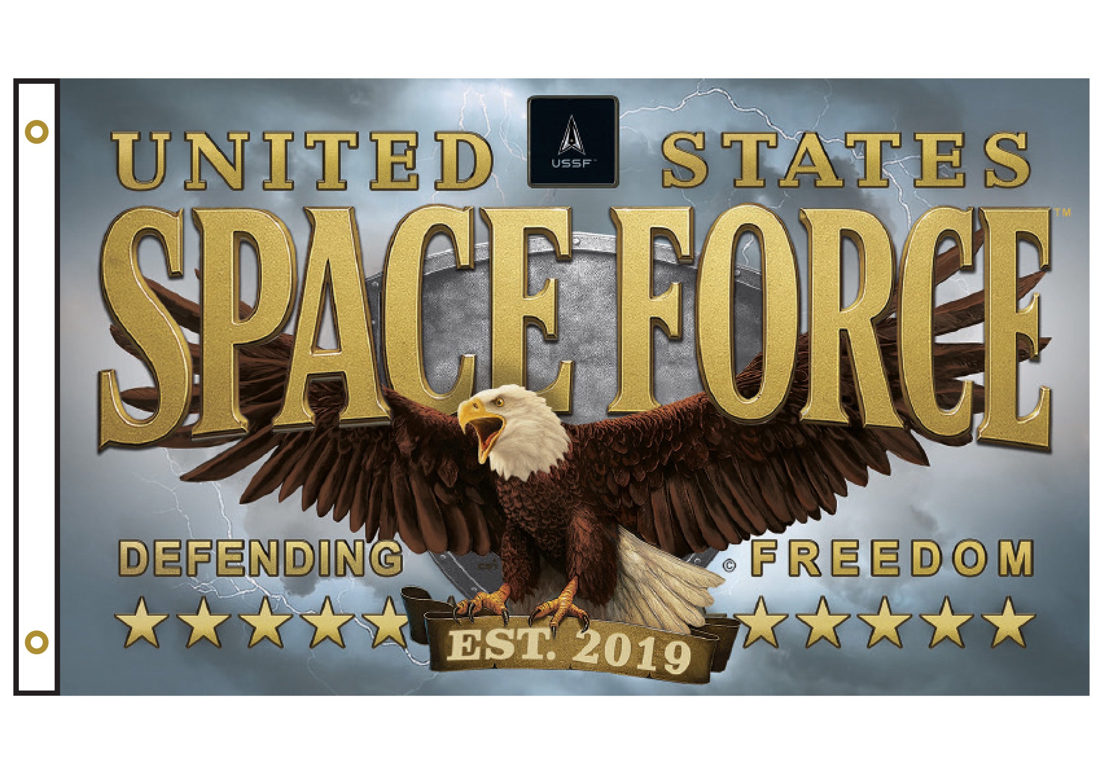 Commando Elite Space Force™ 3’ X 5’ Flag – Capsmith Inc