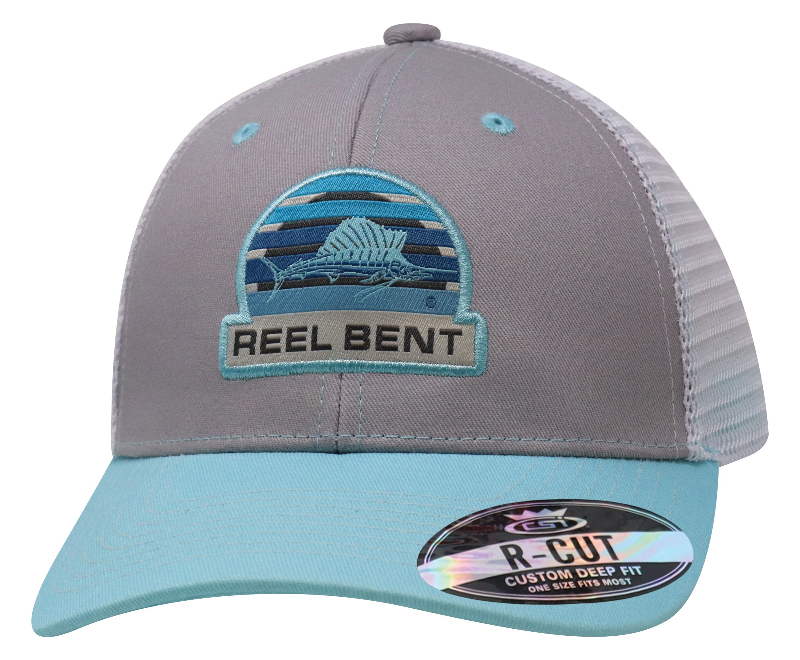 Reel Bent Gray / Sailfish / Lt. Blue / White – Capsmith Inc