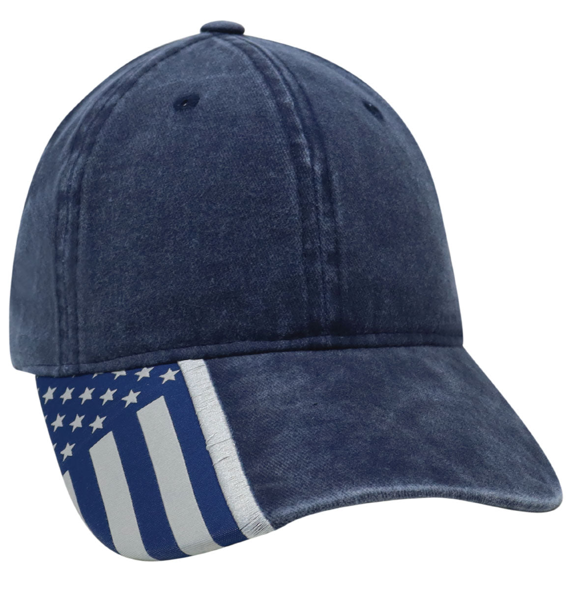 Tonal Flag Blank Cap - Navy – Capsmith Inc