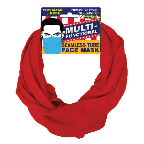 Red - Multifunctional Seamless Mask – Capsmith Inc