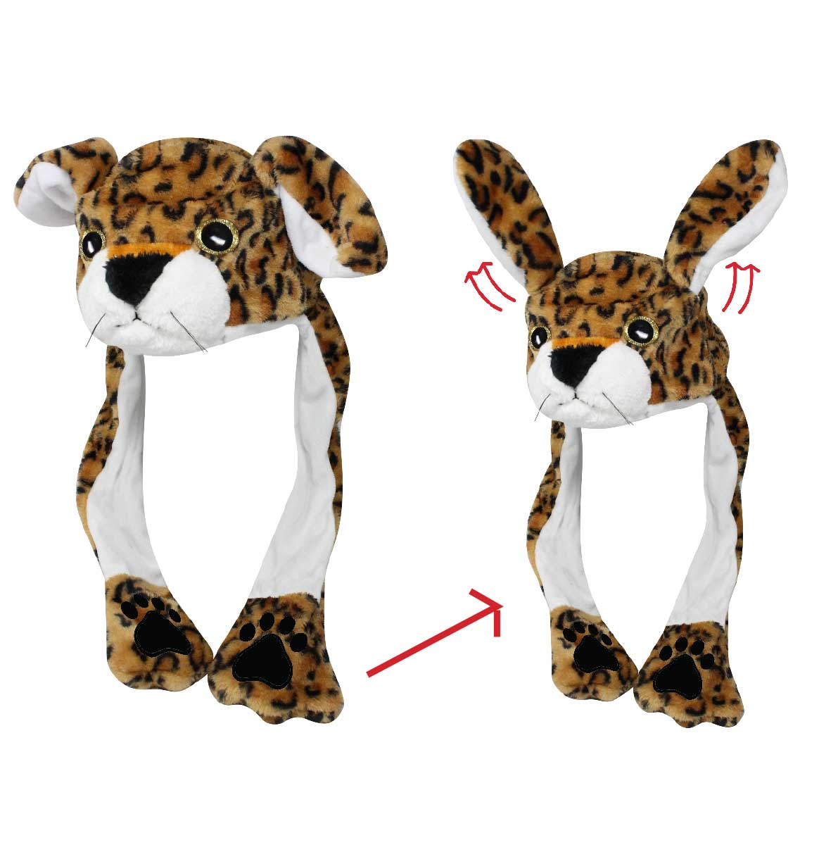 Action Big Eye Critter Caps: Leopard – Capsmith Inc