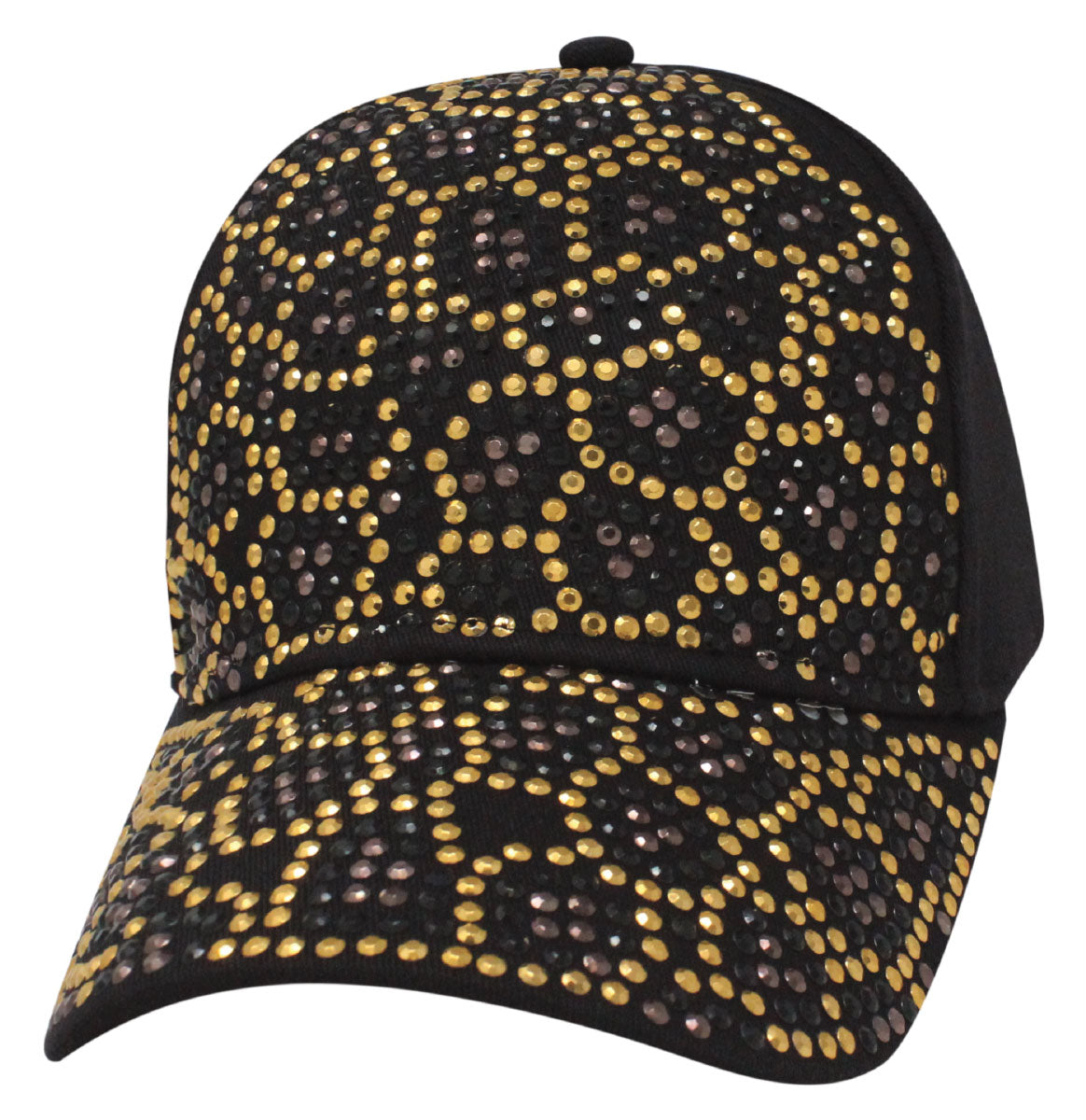 Leopard Bling Rhinestone Cap – Capsmith Inc