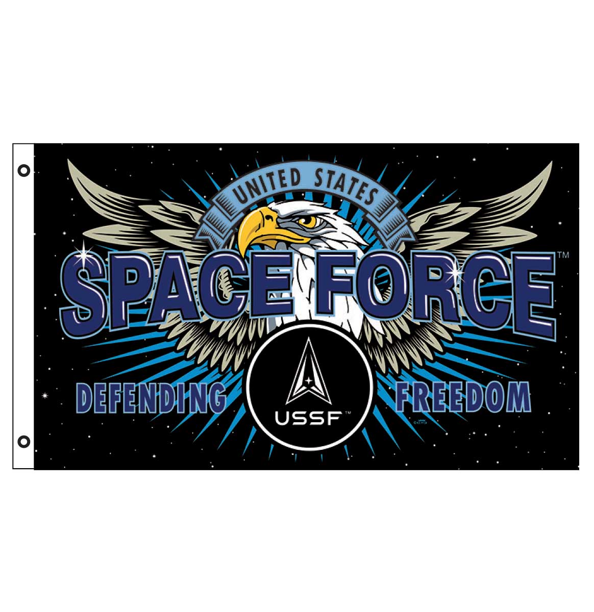 Mission First 3' X 5' Flag: Space Force™ – Capsmith Inc