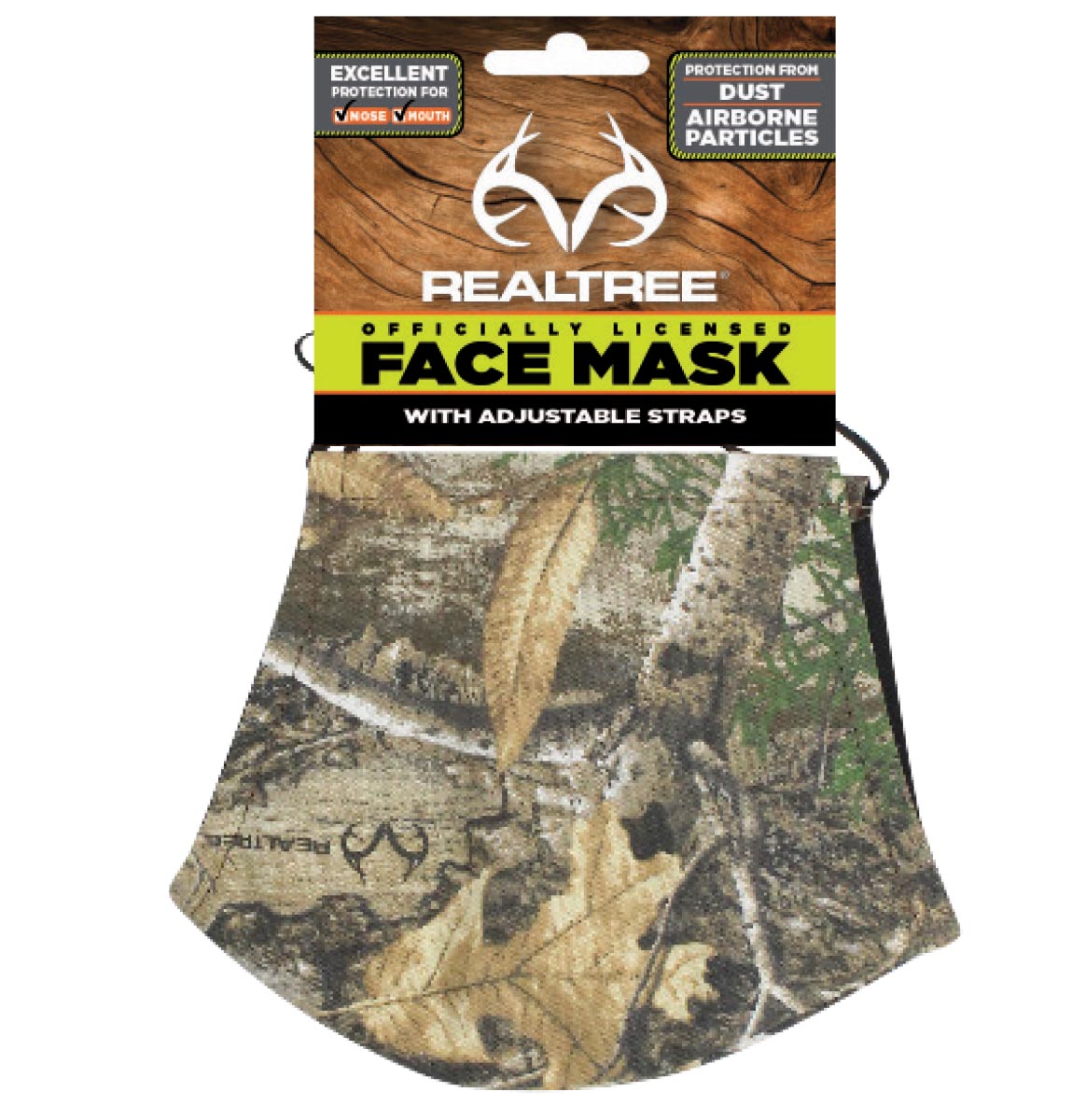 *Realtree® Edge Face Mask with Adjustable Straps – Capsmith Inc
